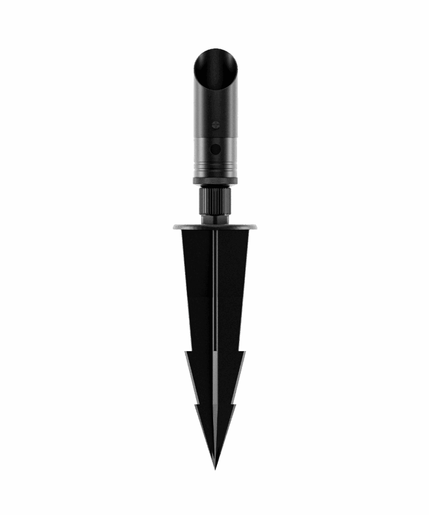 ABS Stake Mount Bullet Light with Fixed Knuckle - Nightscaping USA